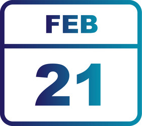 February 21 Vector Images (over 190)