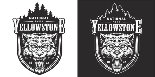 Yellowstone National Park Vector Images (over 490)