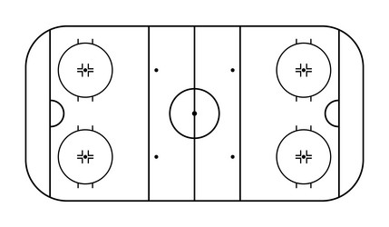 Hockey Ice Surface Template