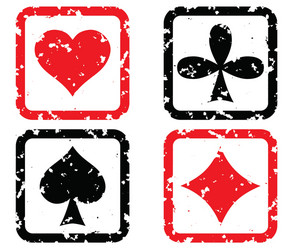 Board game playing cards with gold money Vector Image