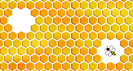 Seamless honeycomb gradient pattern background Vector Image