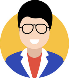Male manager avatar Royalty Free Vector Image - VectorStock
