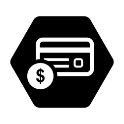 Card lock number icon Royalty Free Vector Image