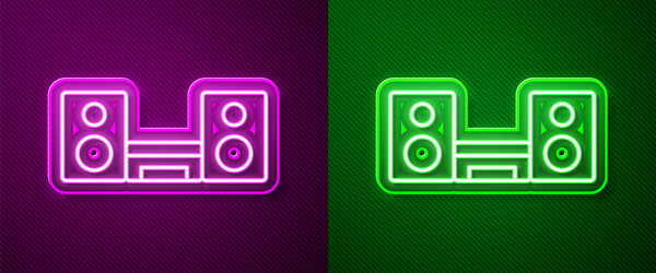 Neon Speakers Vector Images (over 4,800)