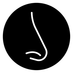 Nose icon Royalty Free Vector Image - VectorStock