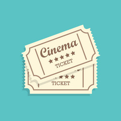 Theater glowing retro cinema sign Royalty Free Vector Image