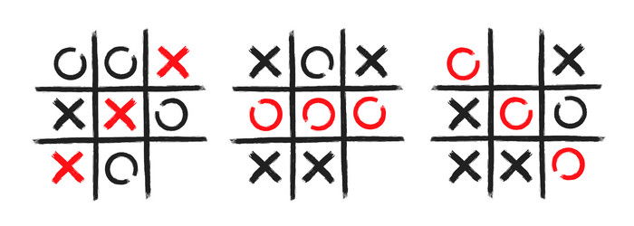 Tic Tac Toe Grid Vector Images (over 590)