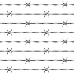Barbed wire pattern Royalty Free Vector Image - VectorStock