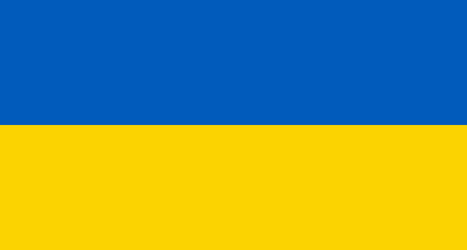 Flag of ukraine the color Royalty Free Vector Image