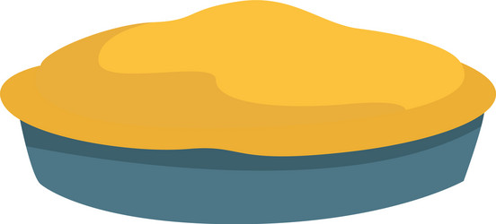 Autumn pie on a white background Royalty Free Vector Image