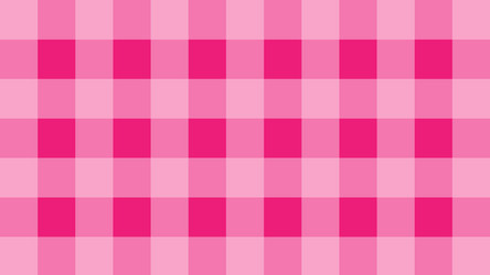 Lovely checkered pattern with pink heart symbol Vector Image