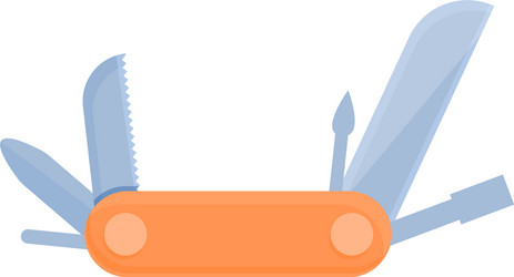 Multitool personal icon cartoon style Royalty Free Vector