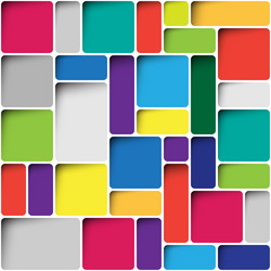 Color blocks Royalty Free Vector Image - VectorStock