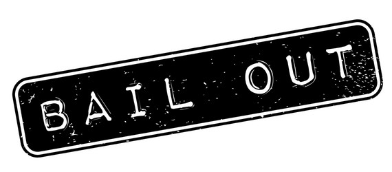 Bail out sticker Royalty Free Vector Image - VectorStock