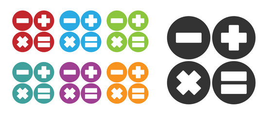 Black triangle math icon isolated on white Vector Image