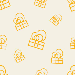 Gifts pattern Royalty Free Vector Image - VectorStock