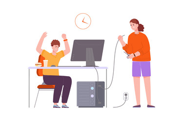 Game development people programming software Vector Image