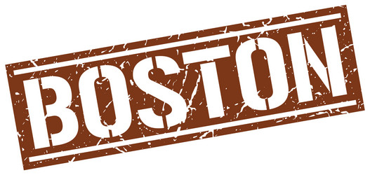 Boston stamp Royalty Free Vector Image - VectorStock