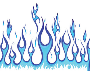 Blue Fire Flames Drawing