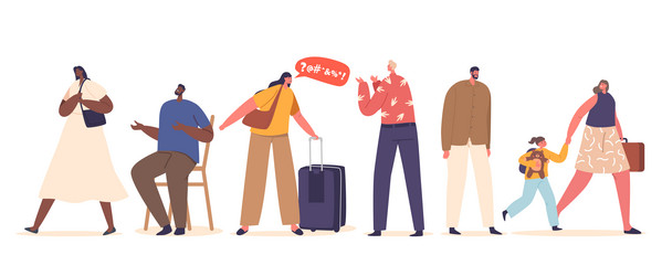 Cartoon Man Walking Away