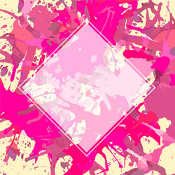 Artistic paint splashes template Royalty Free Vector Image