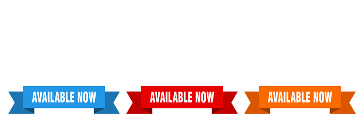 Ribbon Now Available Vector Images (over 580)