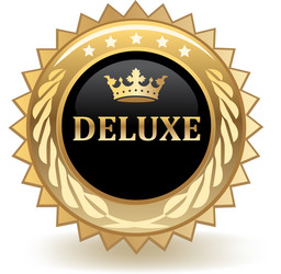 Ten years experience badge Royalty Free Vector Image