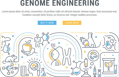 Human genome project Royalty Free Vector Image