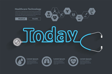 Wellness health ideas concept design Royalty Free Vector