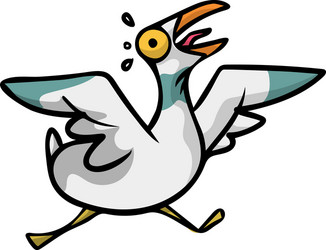 Cartoon Scared Bird Vector Images (over 420)