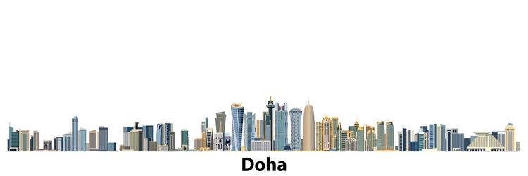 Doha Qatar Skyline Vector Images (over 300)