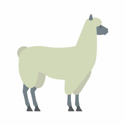 Cartoon lama Royalty Free Vector Image - VectorStock