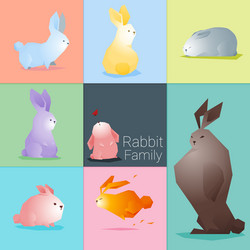 Family Rabbit Cartoon Vector Images (over 2,500)