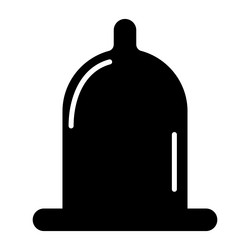 Condom icon health protection rubber symbol Vector Image
