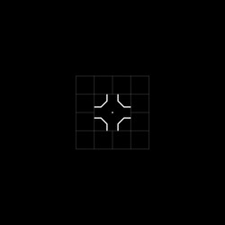 Cyberpunk style target futuristic gui aim Vector Image