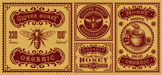 Honey Labels Vector Images (over 12,000)