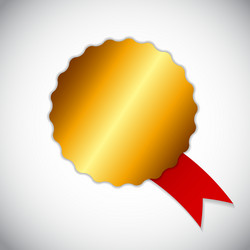 No1 golden label Royalty Free Vector Image - VectorStock