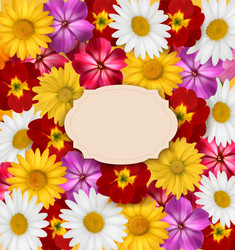 Flowery seamless background 4 Royalty Free Vector Image