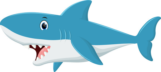 Friendly Shark Clip Art
