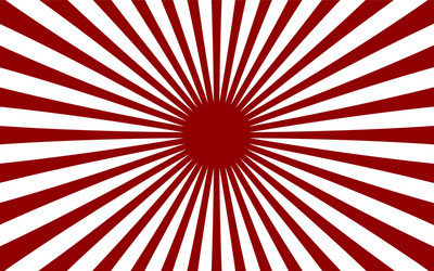 Japan flag sunburst background asian Royalty Free Vector