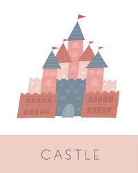 Fairy tale flashcard learning english words Vector Image