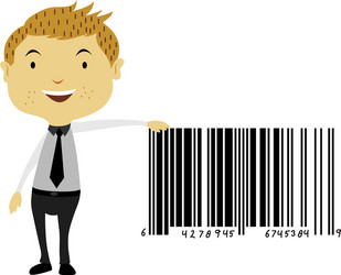Barcode Scanner Man Vector Images (over 360)
