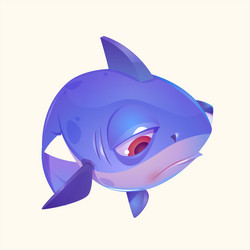 Shark Ocean Sad Vector Images (55)