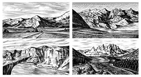 Alpine Drawing Vector Images (over 2,600)