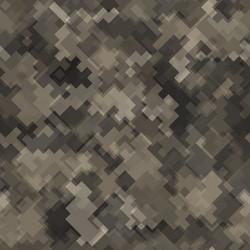 Seamless pattern brown pixel digital camouflage Vector Image