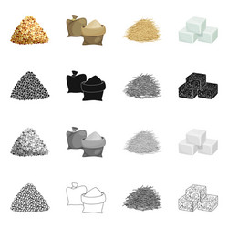 Farm and agriculture sign Royalty Free Vector Image