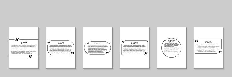 Text box frames social media templates square Vector Image