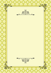 Decorative frame in vintage style Royalty Free Vector Image