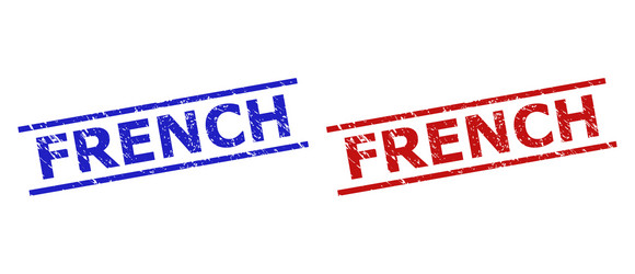 Funny watermarks with corroded surface Royalty Free Vector