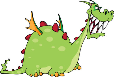 Running dragon Royalty Free Vector Image - VectorStock